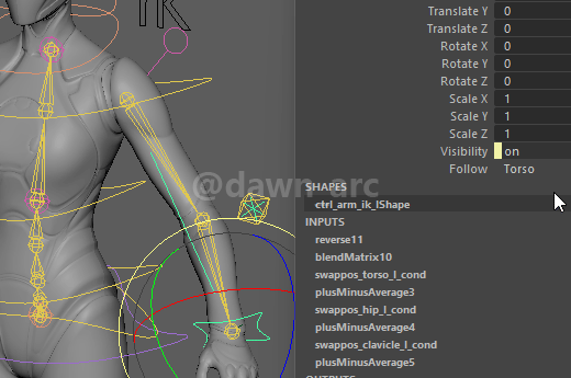 [Maya]Rigging 14 - Space Swapping